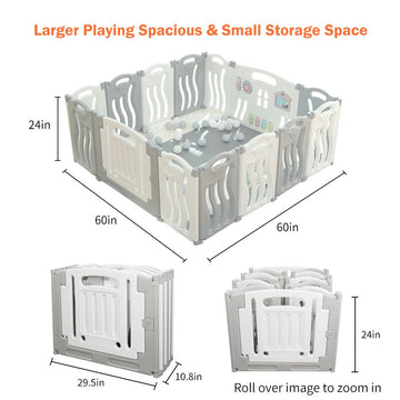 Okie Soft Play Modular Baby Fence